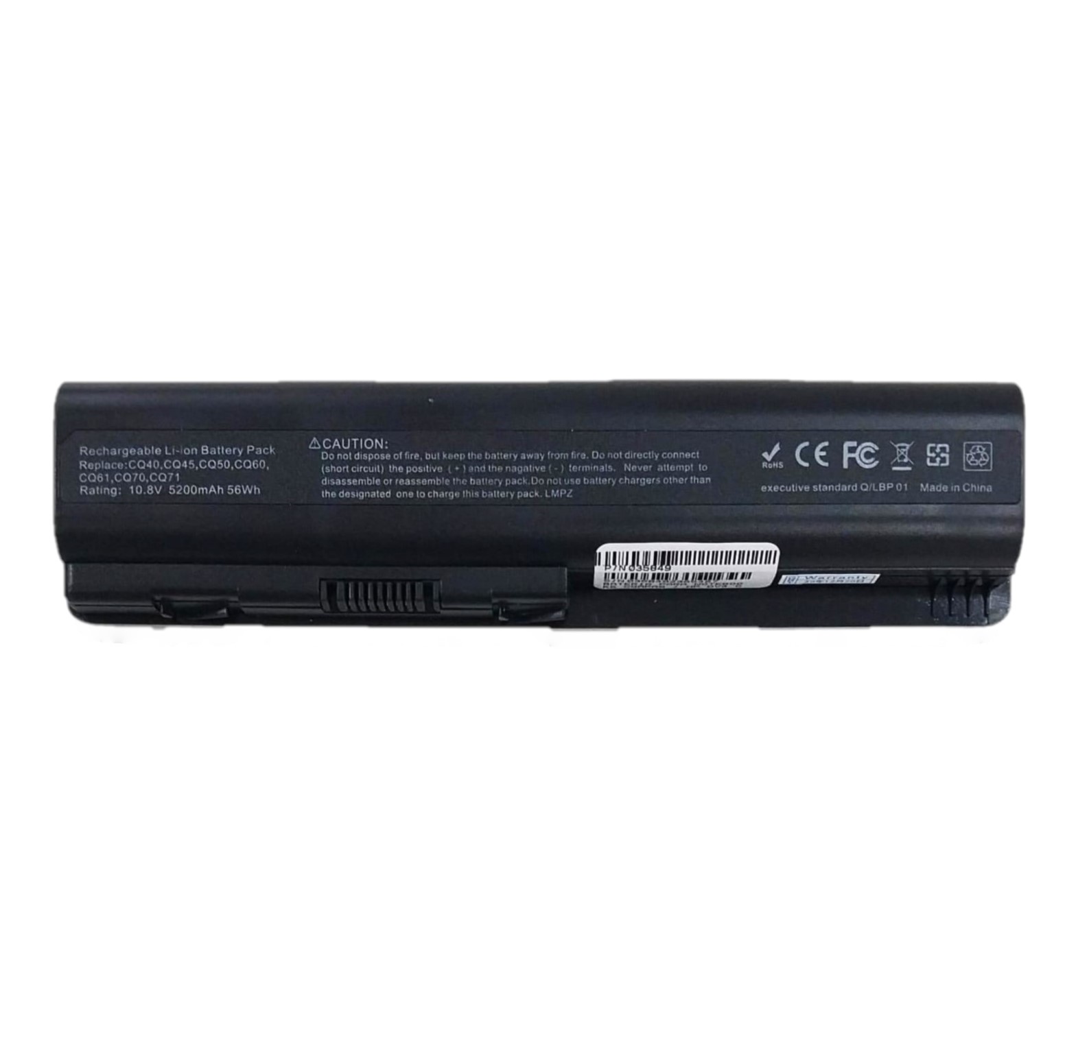 Batería para Notebook Compaq / 10.8V / 5200mAh / 6 Celdas / Alternativa ...