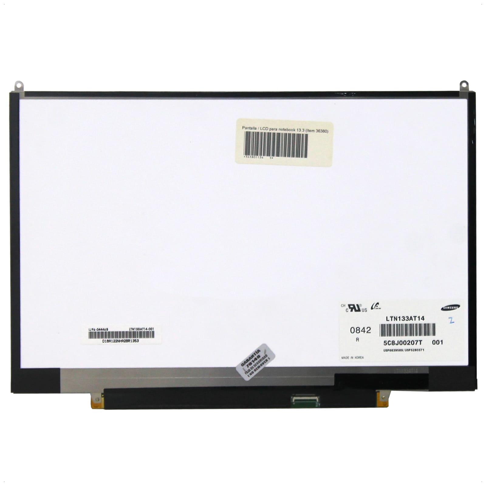 Pantalla de Notebook 13.3 Samsung / LED / Brillante / (1280x800) / 40 ...