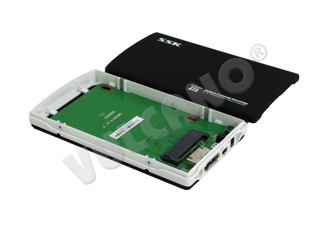 Carry Case HDD SATA 2.5'' a USB 2.0 y eSATA SSK SHE046 - Vulcano ...