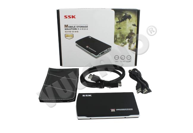 Carry Case HDD SATA 2.5'' a USB 2.0 y eSATA SSK SHE046 - Vulcano ...