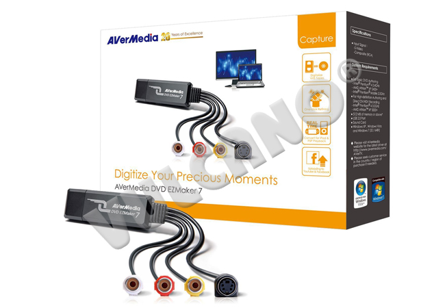 Capturadora de video USB Avermedia DVD Ezmaker 7 C039 300AC039-DBS ...