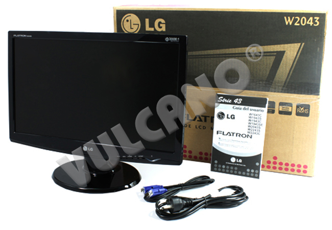 de 20'' LG Flatron / 1600x900 / D-Sub / 30000:1 W2043S-PF - Vulcano ...