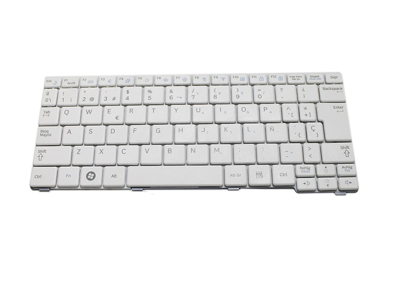 Teclado de Netbook Samsung NP150 / Blanco / Español / 83 teclas / Opaco ...