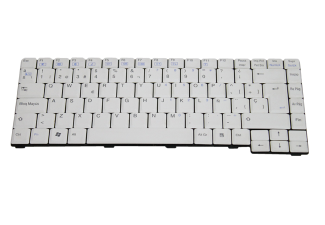 Teclado para Notebook Bangho B-74X0S / Blanco / Español / 88 teclas ...