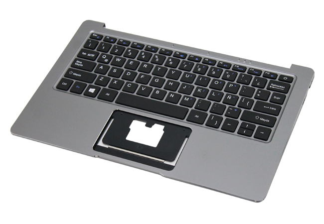 Teclado de Netbook Noblex N13W101 / Negro / Español / 78 teclas / Opaco