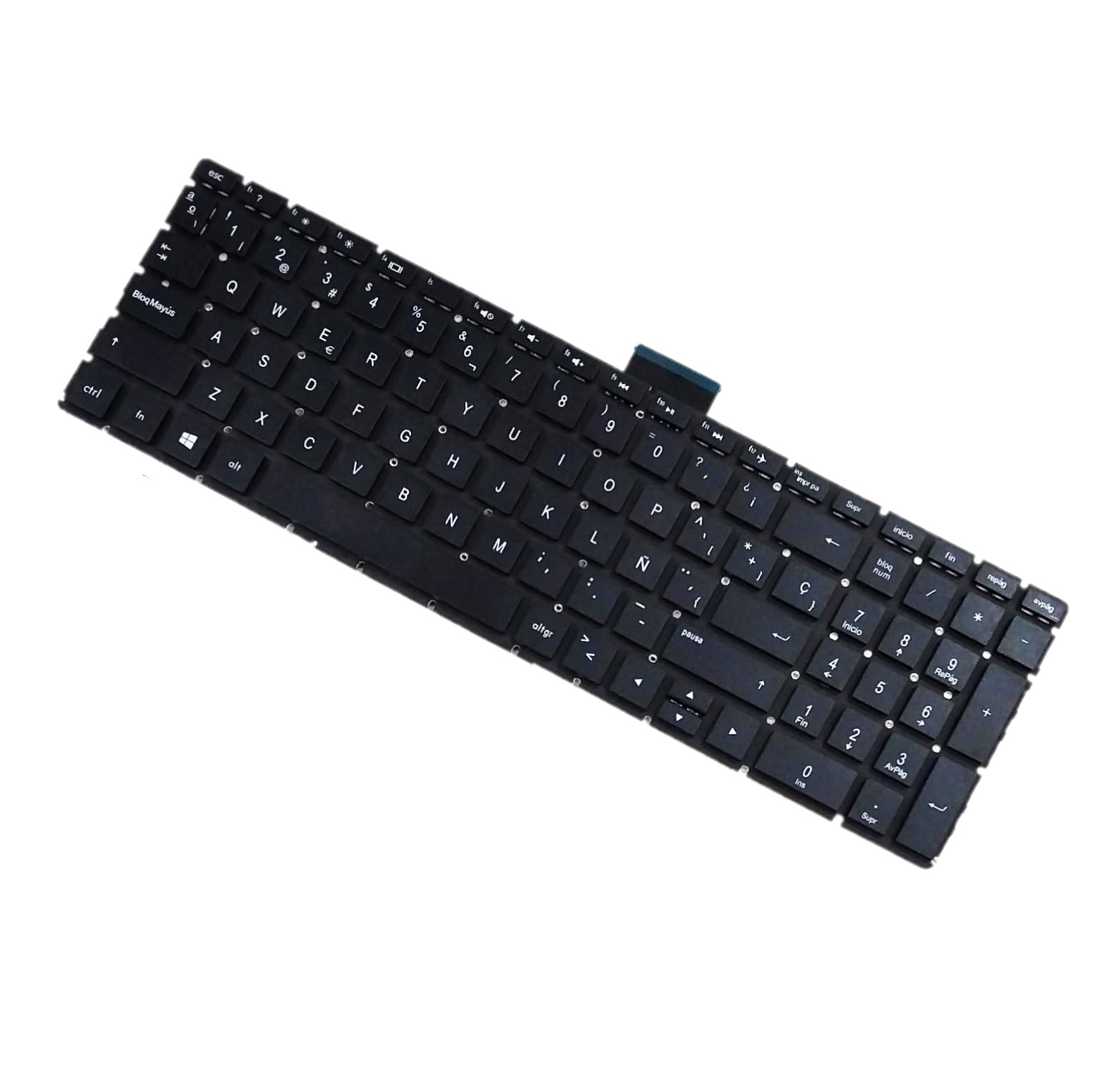 Teclado Para Notebook Hp Pavilion 15 Bs Negro Español 104 Teclas